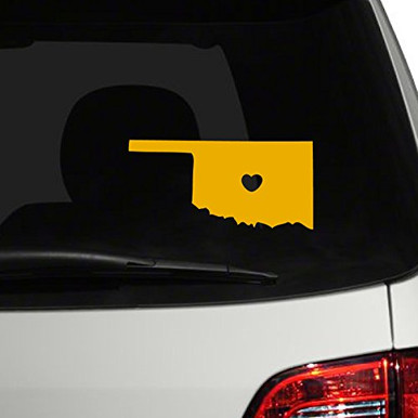 The Decal Guru 1555-CAR-02-SY Signal Yellow 11 inch H X 22 inch W Car ...