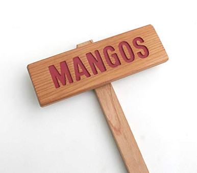 MANGOS TREE MARKER Fruit Tree Sign Tropical Fruit Tree Sign Wooden Tree ...