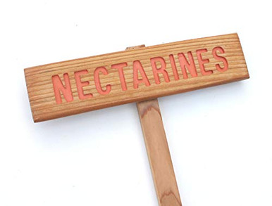 NECTARINES Garden Tree Marker. Garden Stake Garden Sign Fruit Tree Sign ...