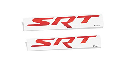 Reflective Concepts - SRT Front and Rear Badge Overlay Decal Stickers ...