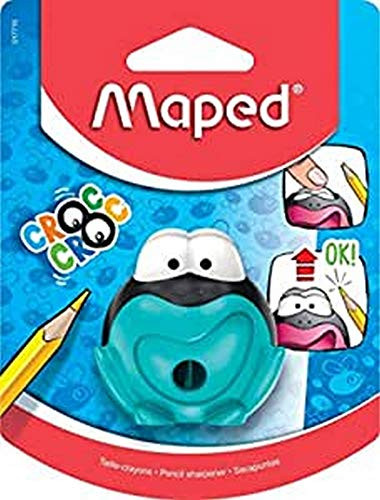 Maped Croc Croc Frog One Hole Canister Pencil Sharpener Assorted ...
