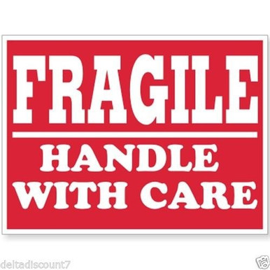 600 Stickers 4x6 Big Size Fragile Handle with Care Labels ...