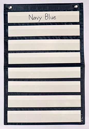 Classroom Pocket Chart by Happy Teacher with 8 Pockets Plus 8 Blank ...