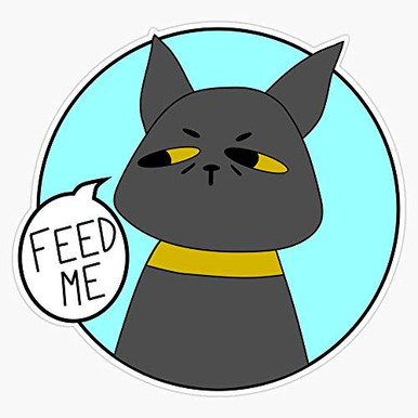 Leyland Designs Feed Me Sticker Outdoor Rated Vinyl Sticker Decal for ...