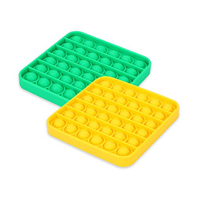 Push pop pop Bubble Sensory Fidget Toy Stress and Anxiety Relief Push ...