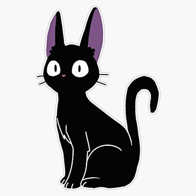 Leyland Designs Ji Cat Sticker Outdoor Rated Vinyl Sticker Decal for ...