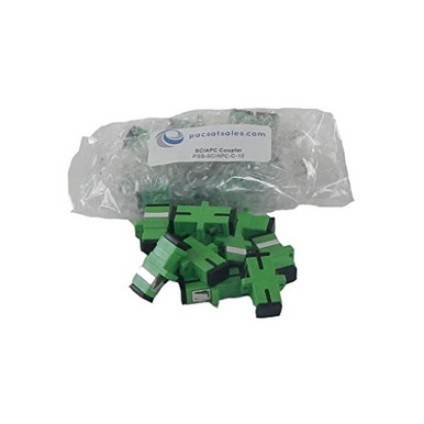 SC/APC to SC/APC Coupler / Adaptor - Single-Mode - 10 Pack - Commercial ...