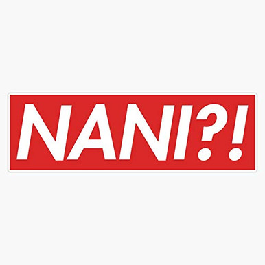 Leyland Designs Nani? Sticker Outdoor Rated Vinyl Sticker Decal for ...