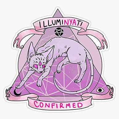 Leyland Designs Illuminyati Confirmed Sticker Outdoor Rated Vinyl ...