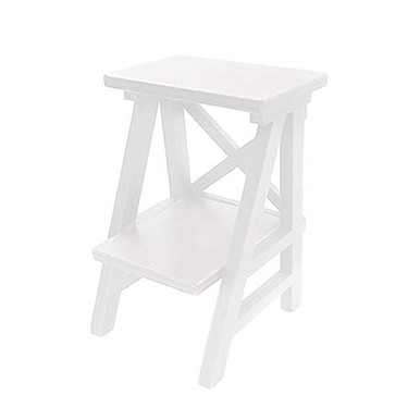BENBOR Wooden Miniature Flower Shelf Display Stand 1/12 House Garden ...