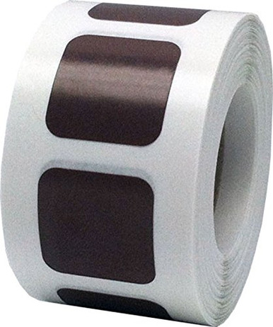Brown Square Color Coding Labels for Organizing Inventory 0.75 Inch ...