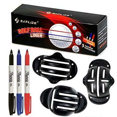 SAPLIZE Golf Ball Marker Alignment Kit-3 Pack- Triple Golf Ball Marker ...