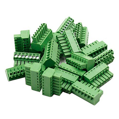 Hxchen 7-Pin 300V 10A KF2EDGK 3.5mm Pitch PCB Screw Terminal Block ...