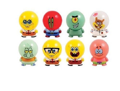 Spongebob Squarepants Buildable Cake Topper Figures Set of 8 ...