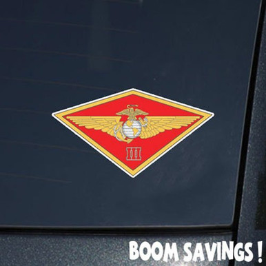Boomsavings Marines USMC 3rd Marine Aircraft Wing Emb 6 inch Decal ...