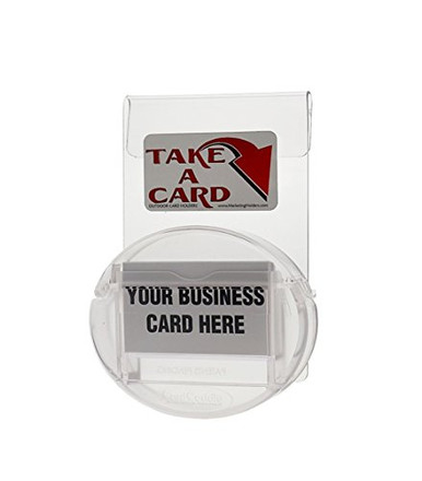 Marketing Holders Card Caddie Outdoor Business Card Holder with Window ...