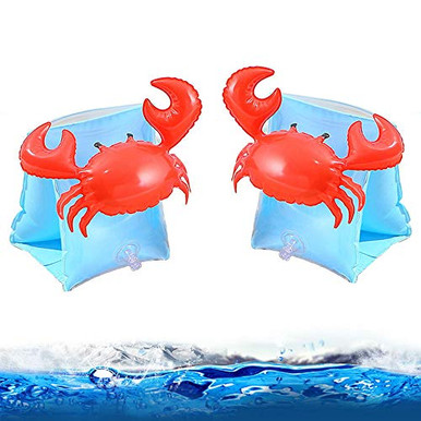 Inflatable Baby Arm Floats Floatation Floating Sleeves Swim Arm Bands ...