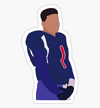 All American Jordan Baker Sticker - Sticker Graphic - Auto Wall Laptop ...
