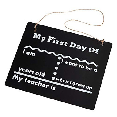 Blackboard Chalkboard Hanging Signs Double Side Density Board for Memo ...