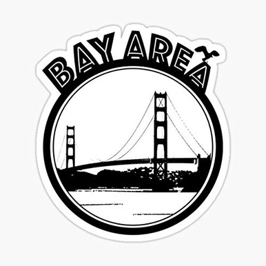 Bay Area Sticker - Sticker Graphic - Auto Wall Laptop Cell Truck ...