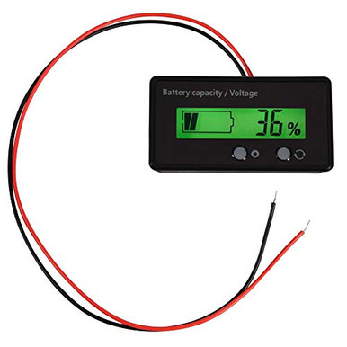 Battery Capacity Voltage Meter Tester Voltmeter Monitor with LCD ...