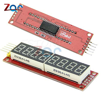 MAX7219 8 Digit LED Display 7 Segment Digital Tube Module for Arduino Raspberry Pi ...