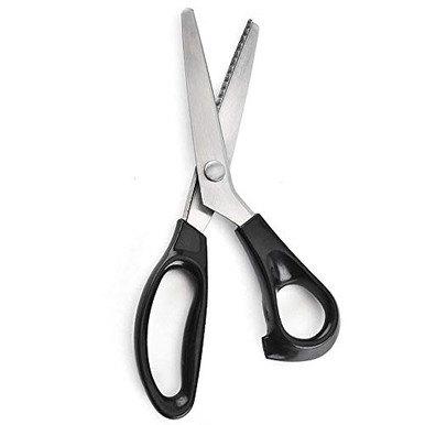 ZHUPI Professional Scissors Scalloped Serrated Decorative Stitch Smooth ...