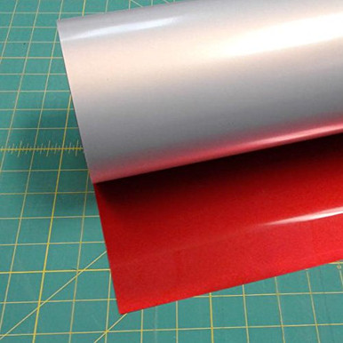 Red Siser Electric 15" x 5' Iron on Heat Transfer Vinyl Roll, HTV by ...