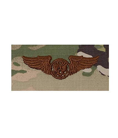 US Air Force Enlisted Aircrew Basic OCP Spice Brown Badge ...