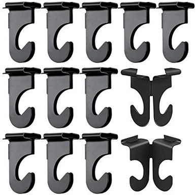 CL-Link Drop Ceiling Hooks 12pcs Metal T-Bar Hooks Ceiling Track Hanger ...