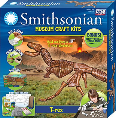 Smithsonian 19" Tyrannosaurus Rex Perfect Cast Museum Cast, Paint ...