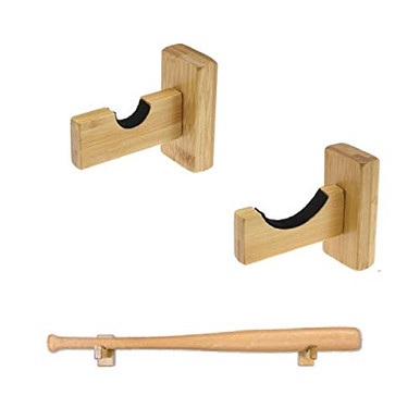benhong Baseball Bat Display Case Holder Wall Mount Horizontal Rack ...