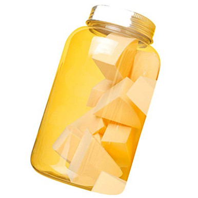 SOLUSTRE 12Pcs Makeup Sponge Set Soft Cosmetics Beauty Sponge Blender ...