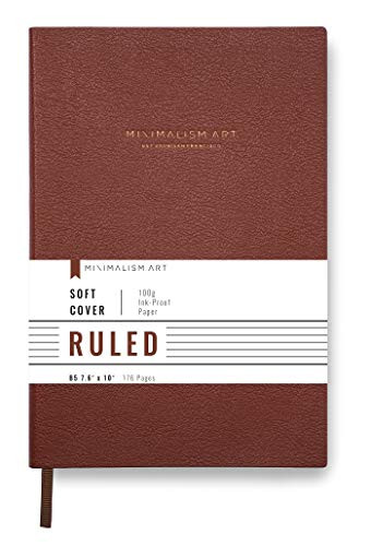 Minimalism Art Premium Soft Cover Notebook Journal Ruled Lined Page 176 ...