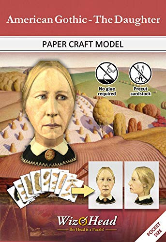 American Gothic - The Daughter - Paper Craft Model 3D Assembly Puzzle ...