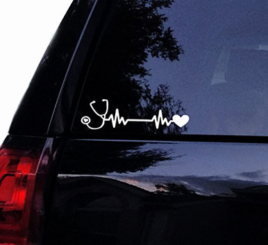 Tshirt Rocket Nurse Doctor Medical Decal - Stethescope Heartbeat ...