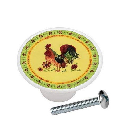Daybreak Rooster Chicken from BC Kitchen Design Series Drawer Knob Pull ...