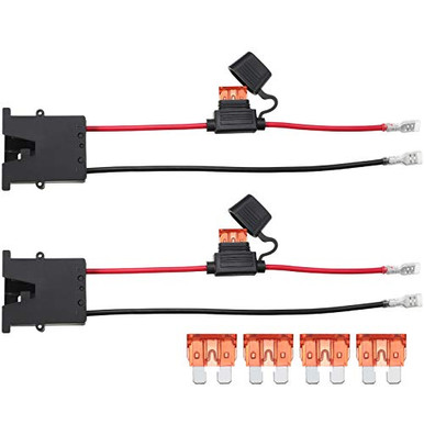 Weewooday 2 Pieces Wire Harness Connector for 12-Volt SLA Battery with ...