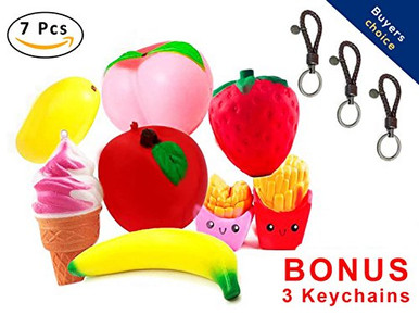 squishies slow rising jumbo pack prime fruit Squishy Toys Play set ...