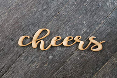 Cheers Laser Cut Out Cheers Sign Cheers Cutout Cheers DIY Christmas ...