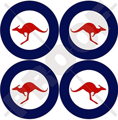 AUSTRALIA Australian AirForce RAAF Aircraft Roundels 2 inch -50mm ...