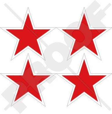 RUSSIA Russian AirForce USSR Soviet Type 1 Red Star Aircraft Roundels 2 ...