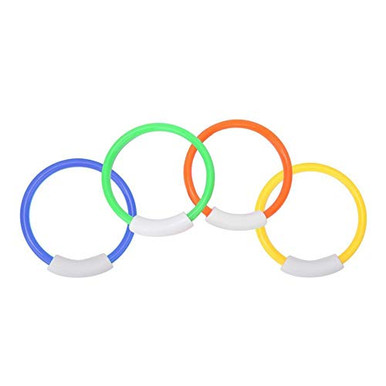 Conlense Plastic Child Diving Swim Ring Circle Swimming Pool Diving ...
