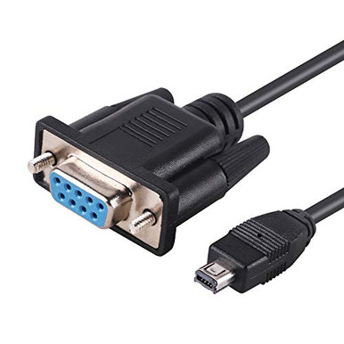 6FT RS-232 Serial Programming Cable for Uniden Scanner -DB9 to Mini USB ...