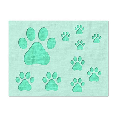 Stencil Stop Paw Prints Stencil - Dog and Cat Print Shapes - 14 Mil ...