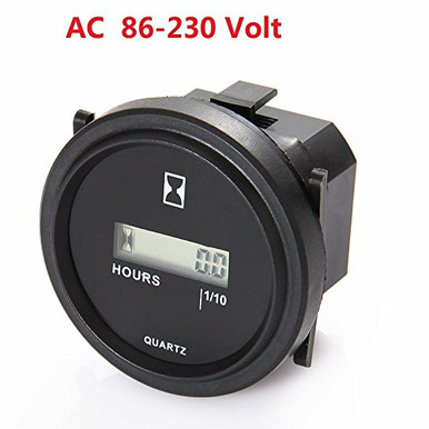 SEARON Digital Round Hour Meter 110V 120V 220V 230V AC for Generator ...