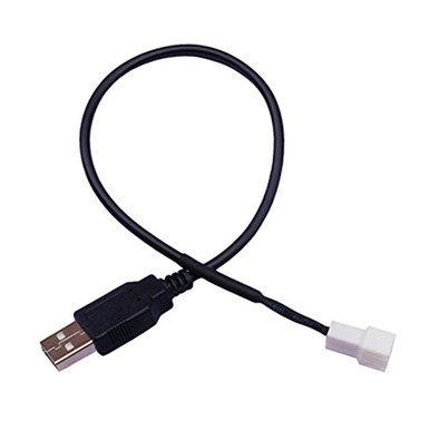 hudiemm0B 2 Pin Fan Cable USB A Male to 2 Pin Case Fan Adapter ...