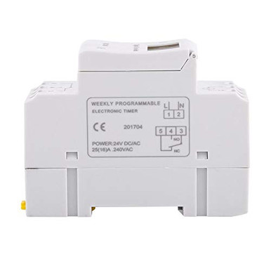 Digital Timer Switch Pre-Setting LCD Display Weekly Programmable Timer ...