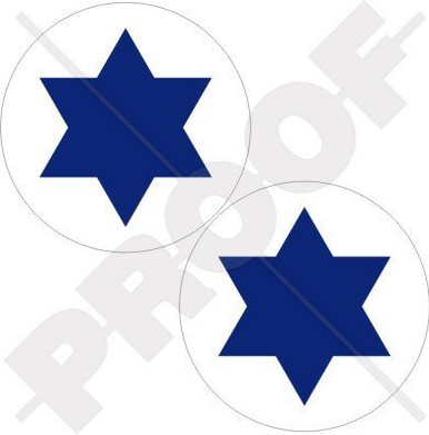 ISRAEL Israeli AirForce IDF Aircraft Roundels Heyl HaAvir 3 inch -75mm ...
