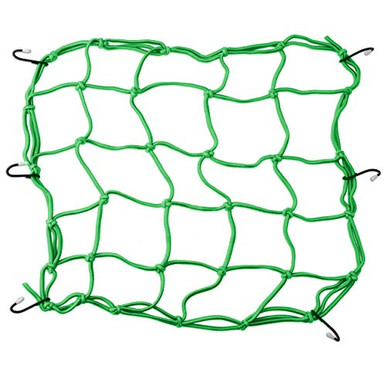 Green 1x Bungee Cargo Net Helmet Storage Mesh Adjustable Motorcycle Tie ...